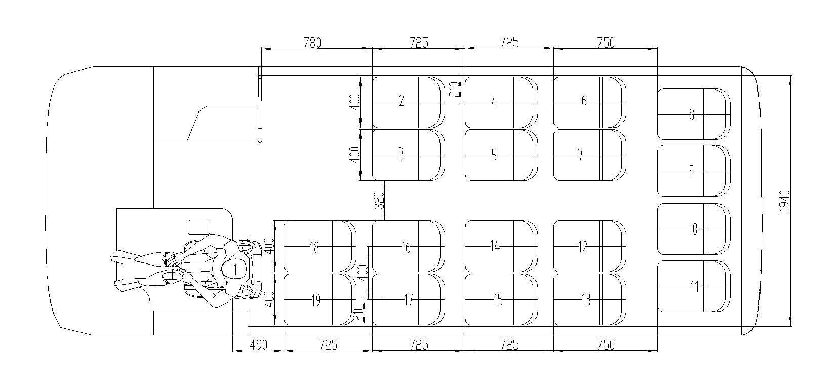 19 – 22 Seat Bus Van for Sale Price 6 Meter Diesel LHD – KINGSTAR W6 ...